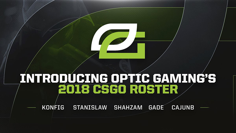 『OpTic Gaming』が2018年シーズンのCS:GOラインナップを発表、5人全員が新たな選手に – Negitaku.org esports