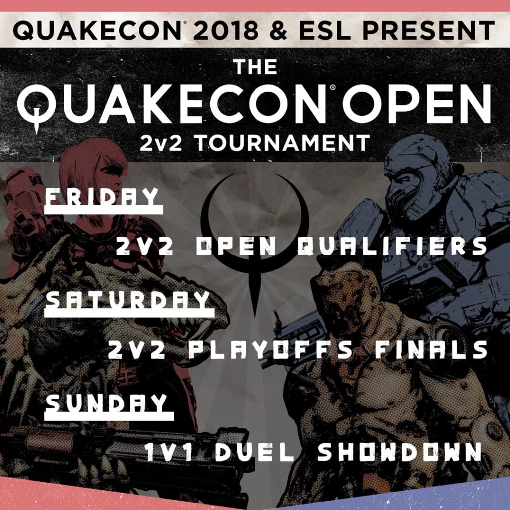 賞金総額20万ドル『QuakeCon Open 2018 2v2 Tournament』『Duel Showdown』の出場登録がスタート ...