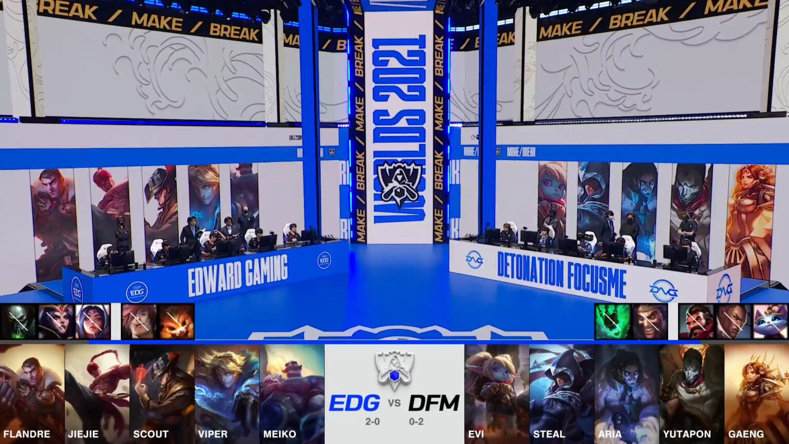 日本「DFM」、LoL世界大会『Worlds 2021』グループステージで「EDG」に好展開も流れを奪われ3敗目 | Negitaku.org esports