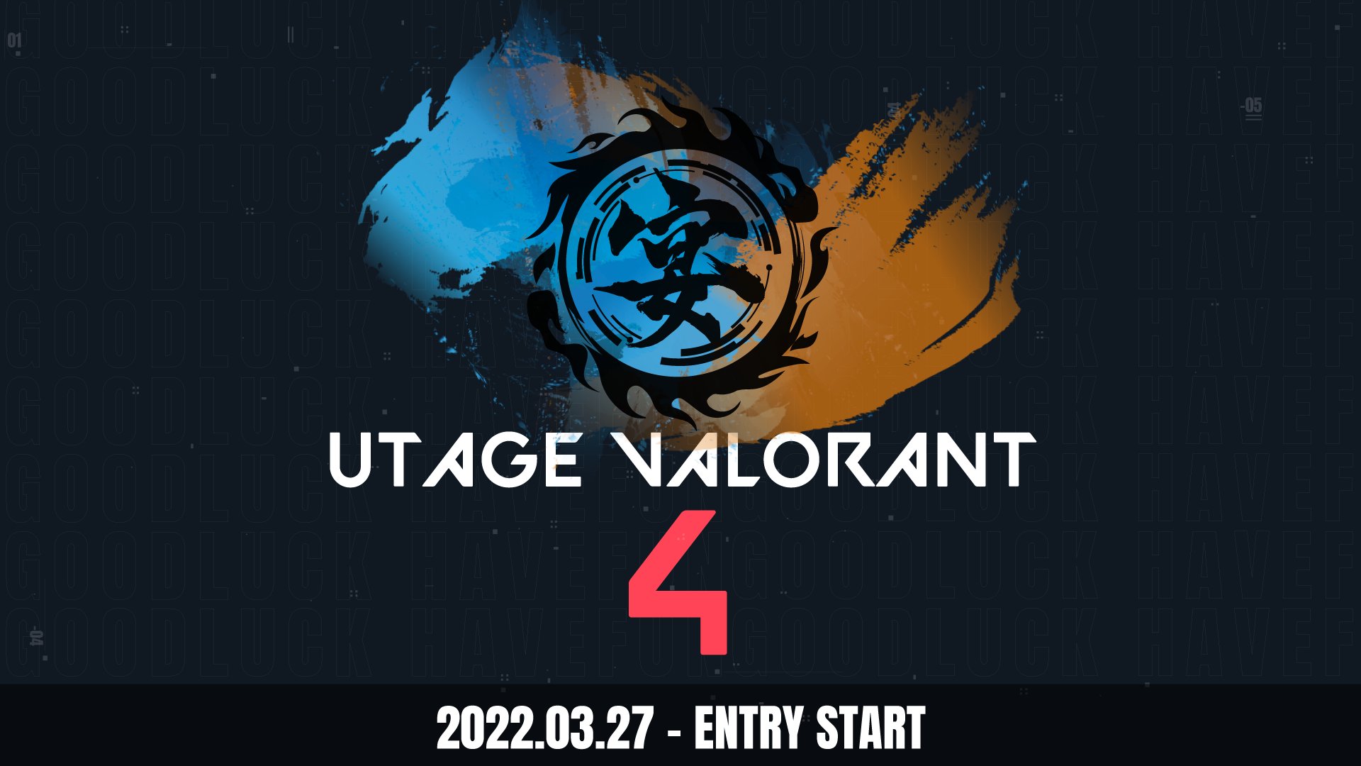 『UTAGE VALORANT 4』賞金総額60万円で開催、2022年3月27日(日)より出場登録スタート | Negitaku.org esports